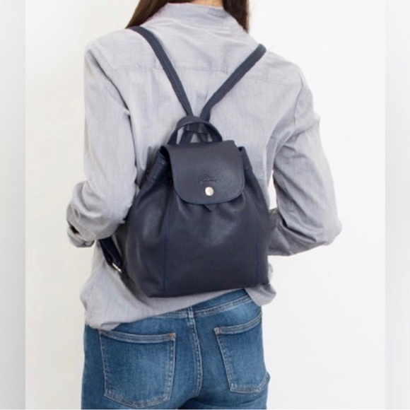 Longchamp | Bags | Longchamp Le Pliage Cuir Leather Backpack | Poshmark